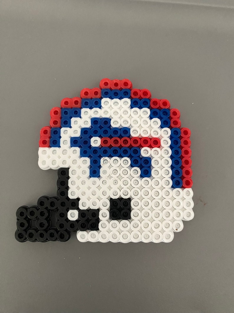 NFL Team Helmet Perler Bead Magnet - Etsy