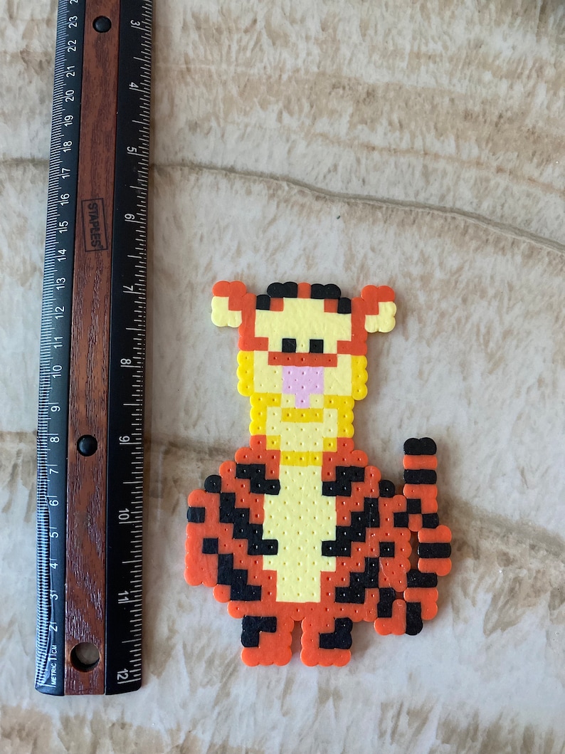 Disney Winnie the Pooh, Piglet, Tigger and Eeyor Perler Bead Figures - Etsy