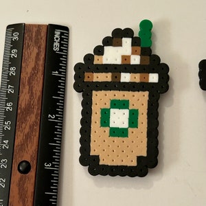 Starbucks Coffee Perler Bead Magnet - Etsy