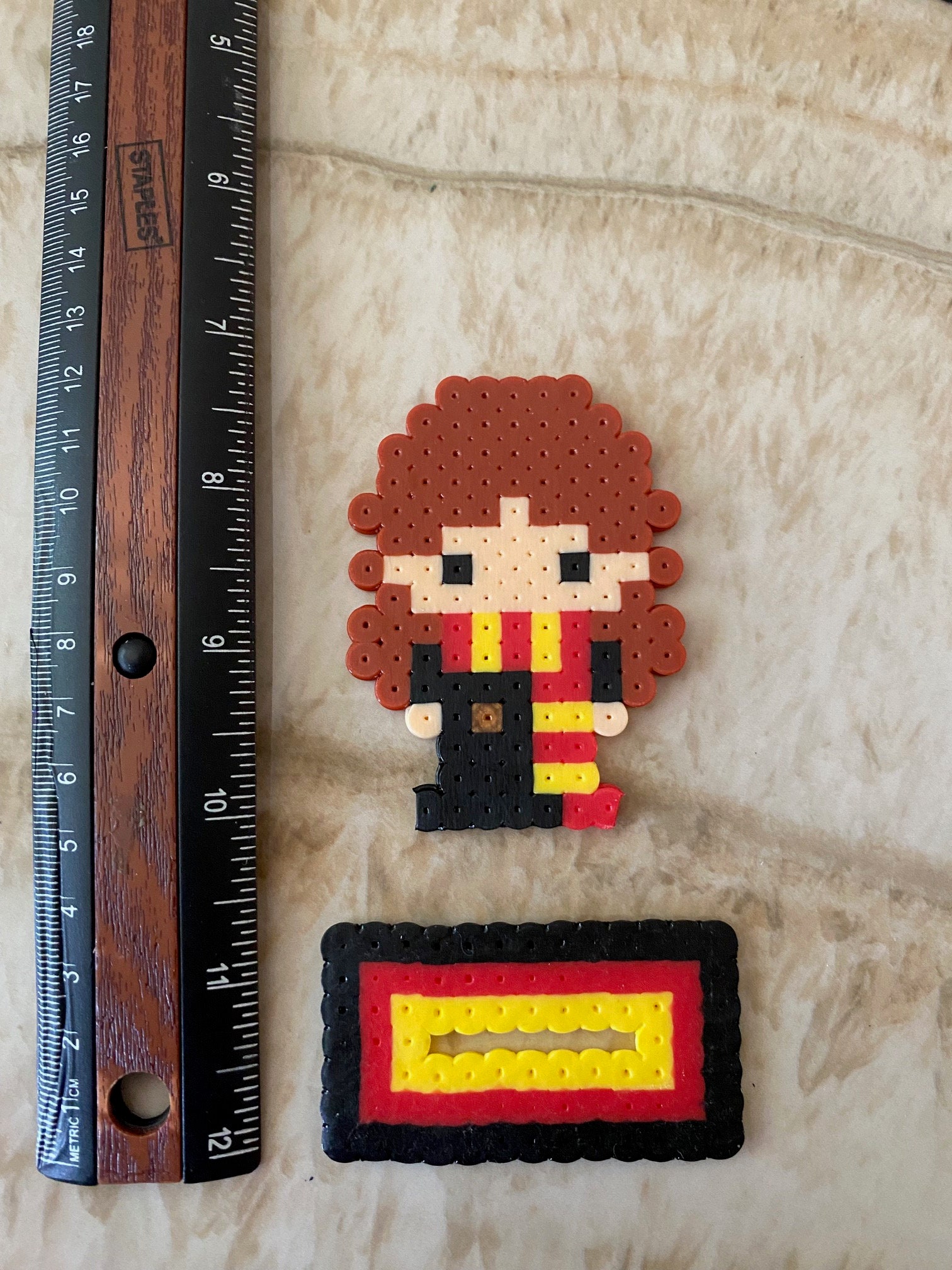 Harry Potter Perler Bead Hermione Figure - Etsy
