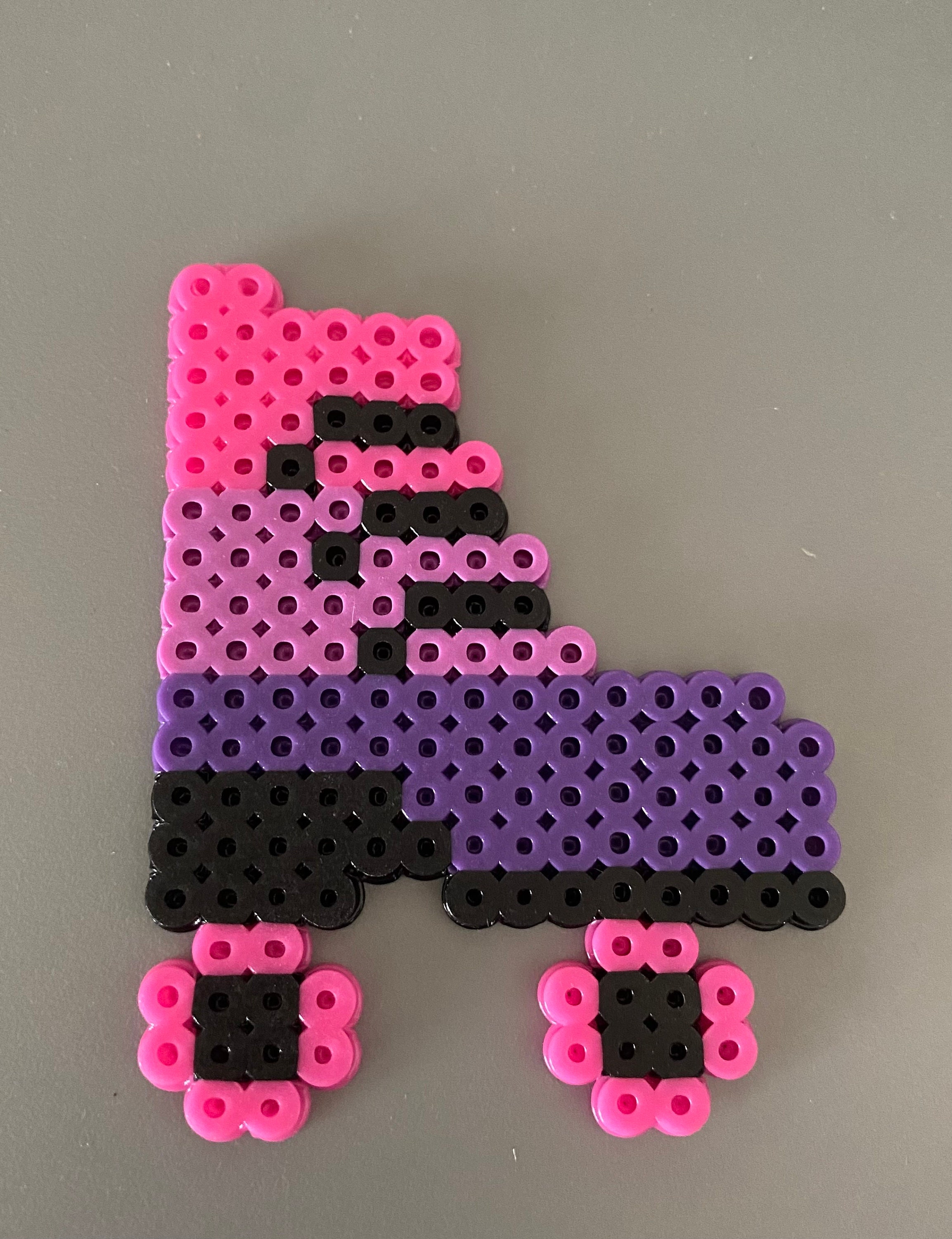 Roller Skate Perler Bead Magnet - Etsy
