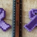 Breast Cancer Ribbon, Cancer Ribbon Perler Bead Magnets - Etsy
