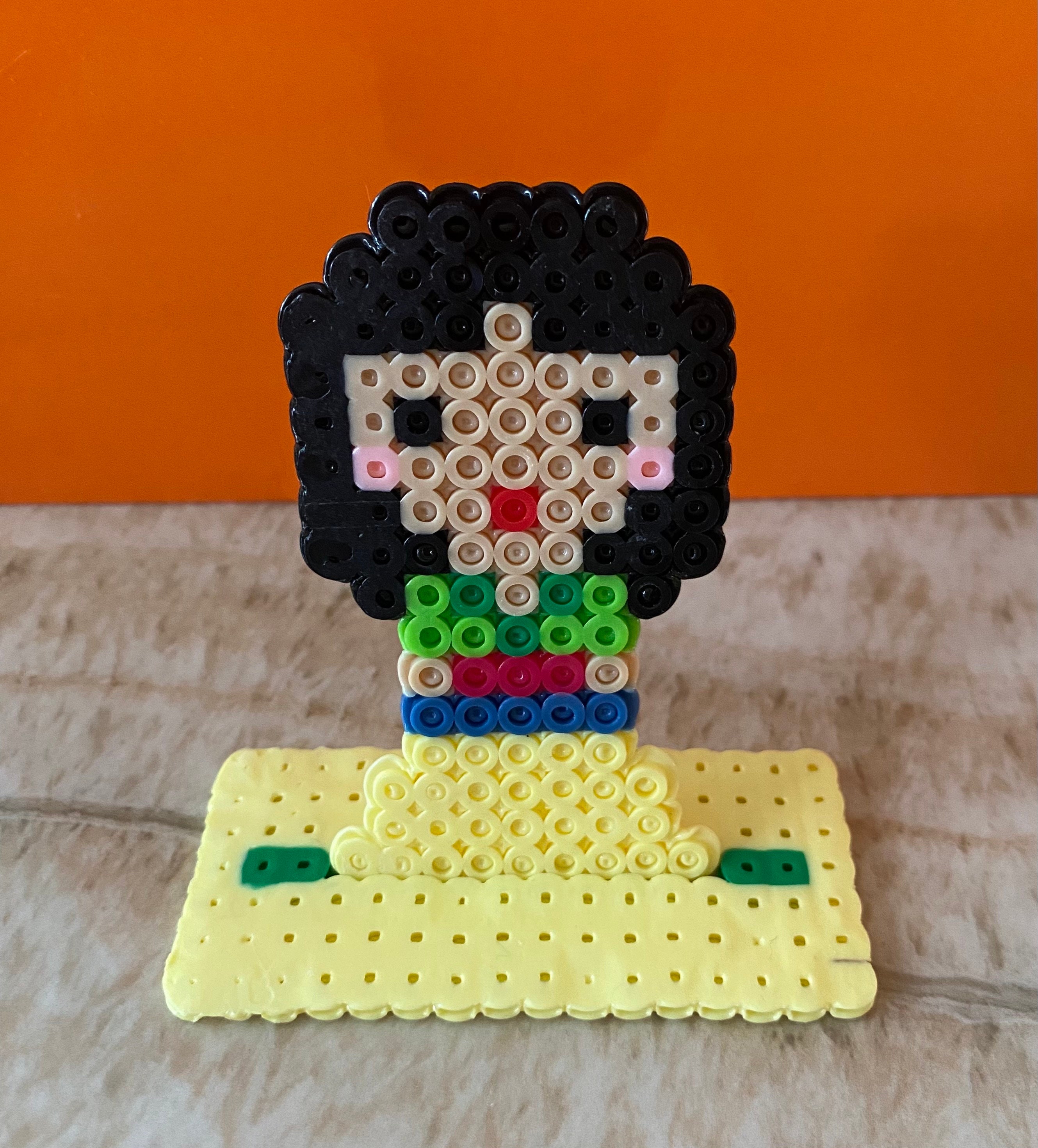 Disney Princesses Characters Perler Bead Figures With Stands. - Etsy