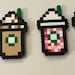 Starbucks Coffee Perler Bead Magnets - Etsy