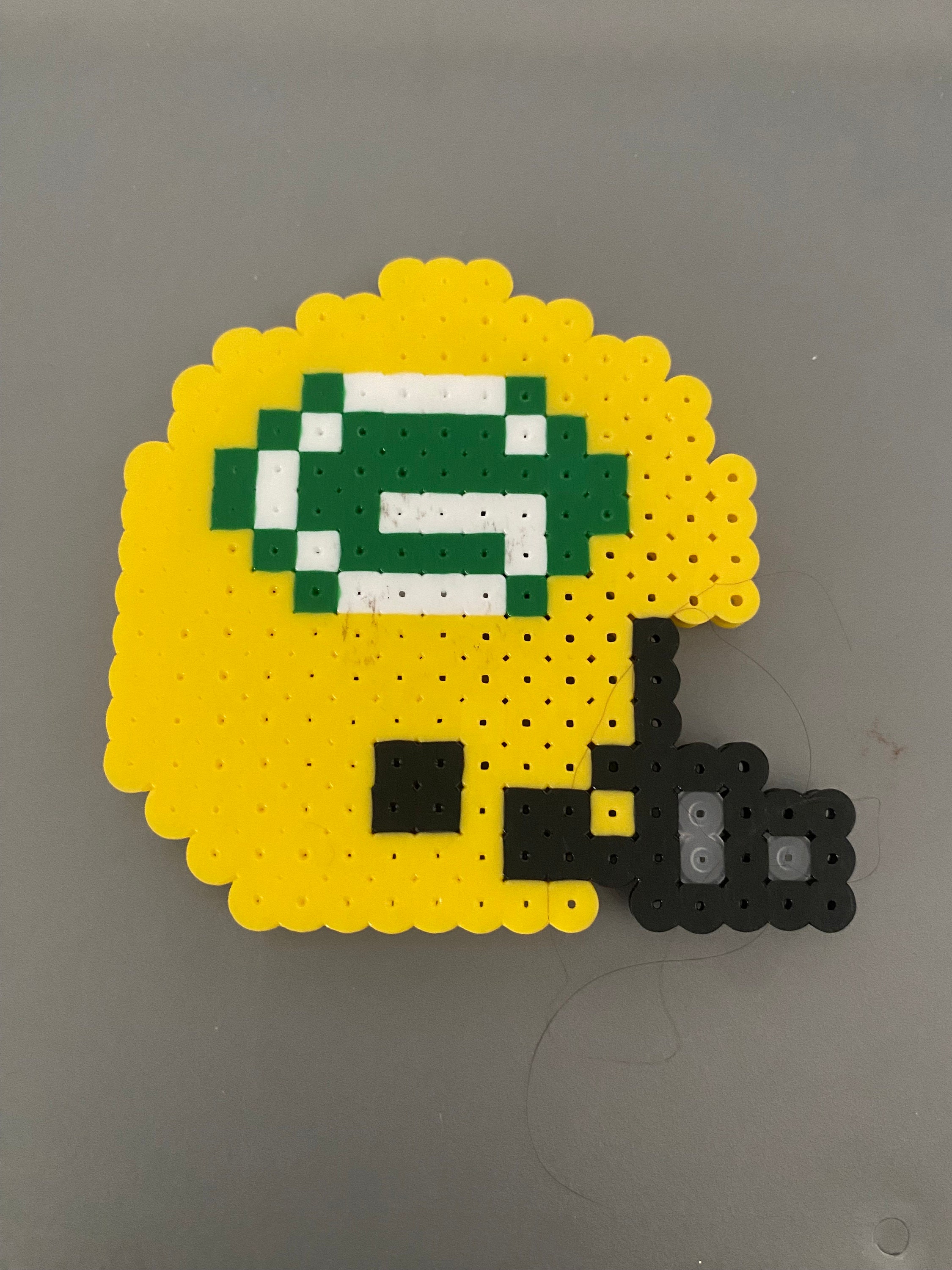 NFL Team Helmet Perler Bead Magnet - Etsy