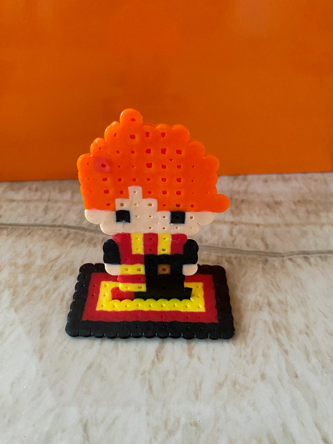 Harry Potter Perler Bead Ron Figure - Etsy