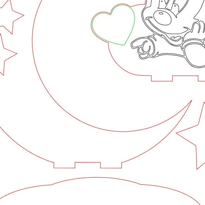 Minnie Mouse Targhetta Nascita: Modello SVG per LASER - Etsy Italia