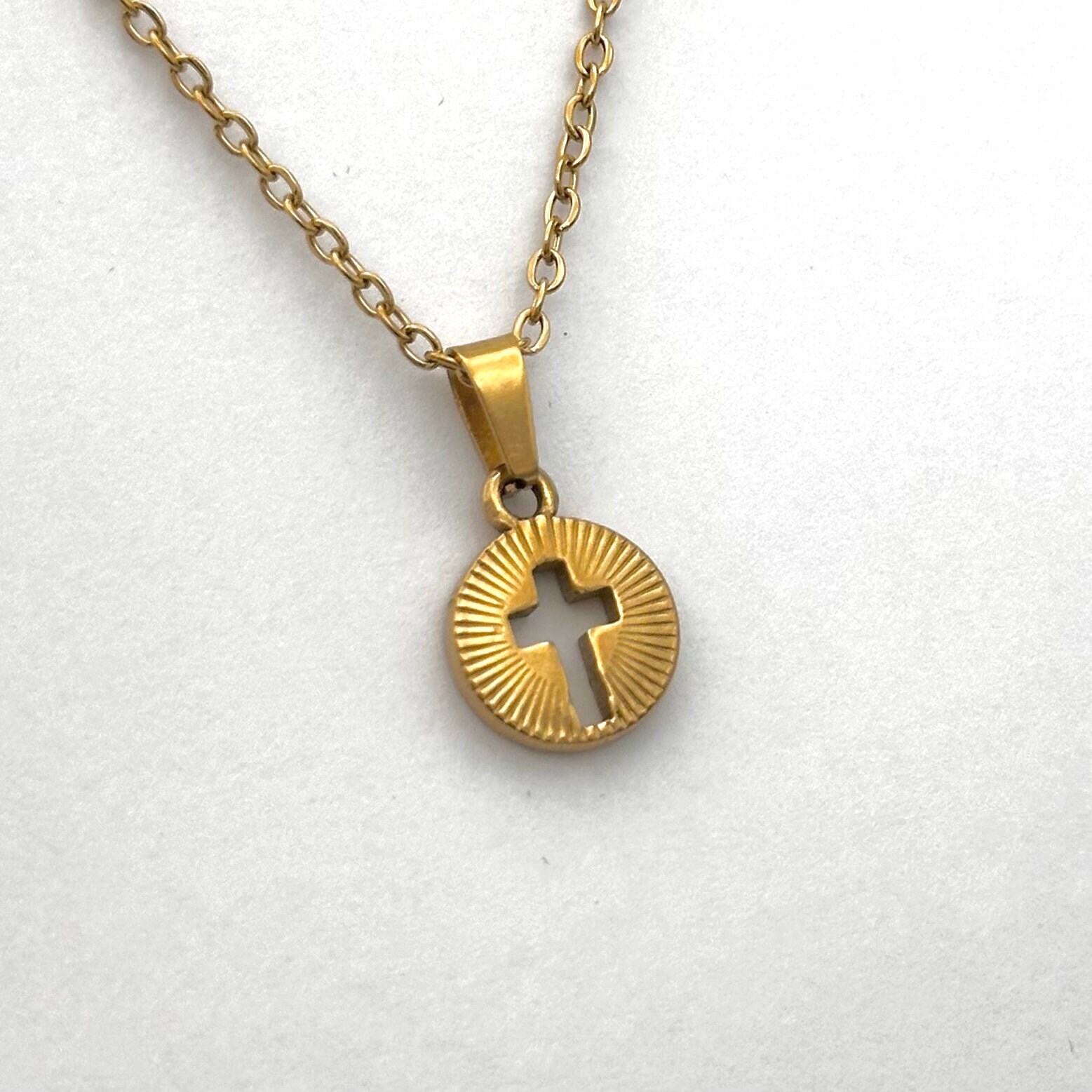 Vintage Coin Cross Necklace - Etsy