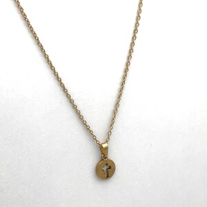 Vintage Coin Cross Necklace - Etsy