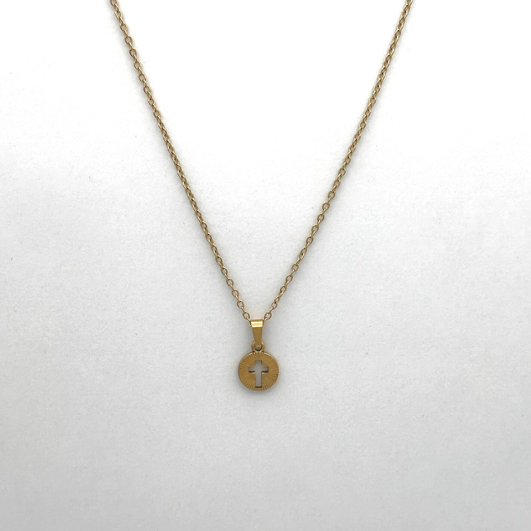 Vintage Coin Cross Necklace - Etsy