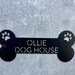 Dog House Sign, Metal Dog Sign, Dog Name Sign, Dog House Name Plate ...