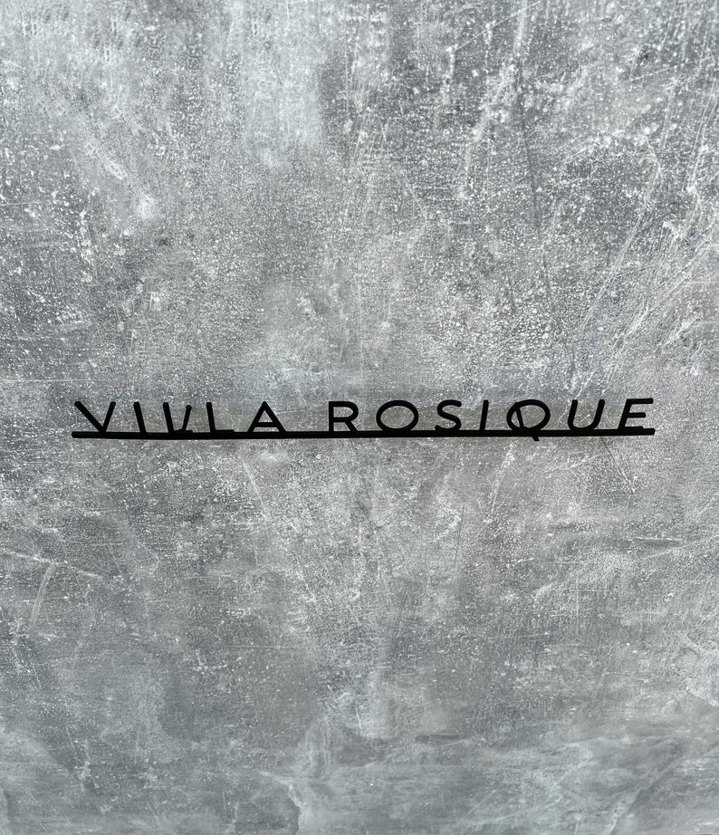 Villa Name Sign, Custom Street Sign Metal ,custom House Entry Sign ...