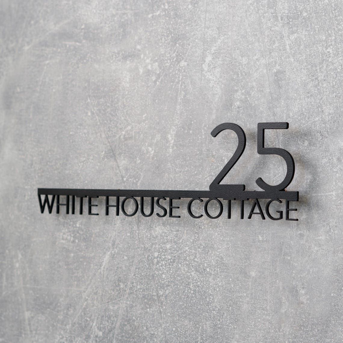 Address Sign, House Name Sign, Outdoor House Name Plaque, Custom Metal ...