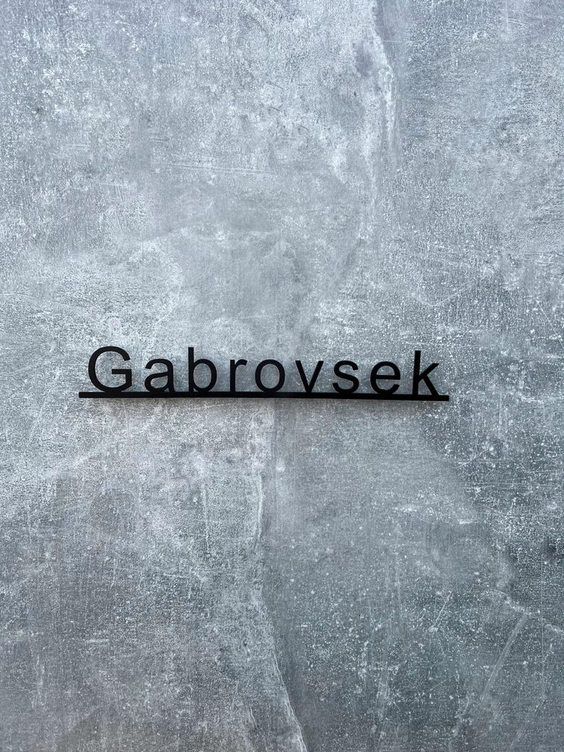 Custom Address Sign, Family Name Sign, House Name Sign ,villa Sign ...