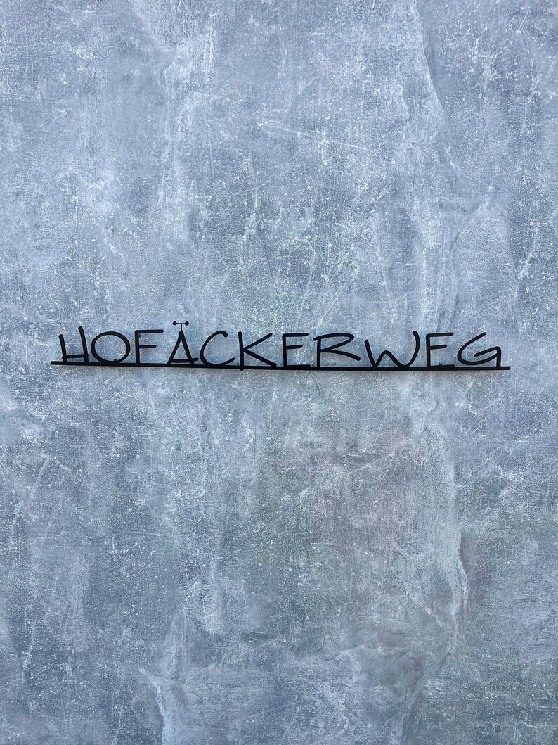 Custom Address Sign, Name Sign, Custom Metal Sign, Custom Metal Art ...