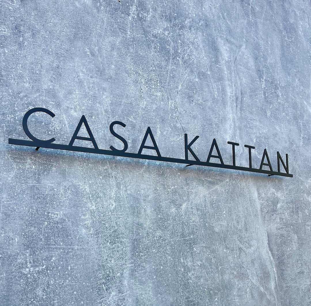 Casa Sign, Outdoor House Name Plaque, Custom Metal Sign, Outdoor House ...