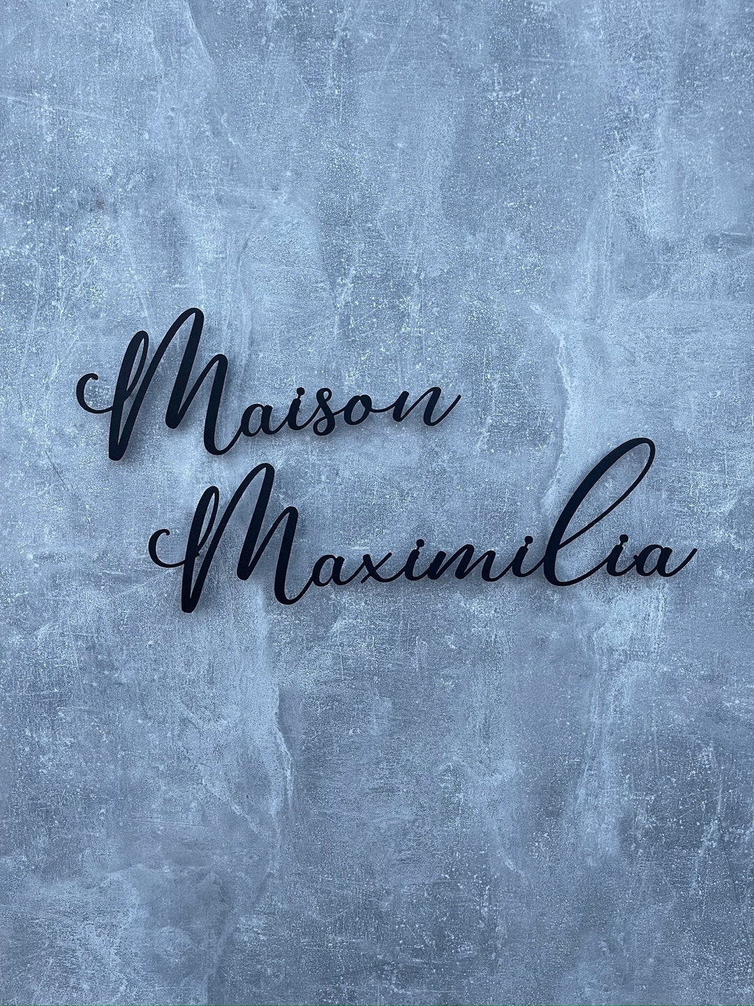 Custom Metal Villa Name Sign, Personalized Casa Name Sign, Unique ...