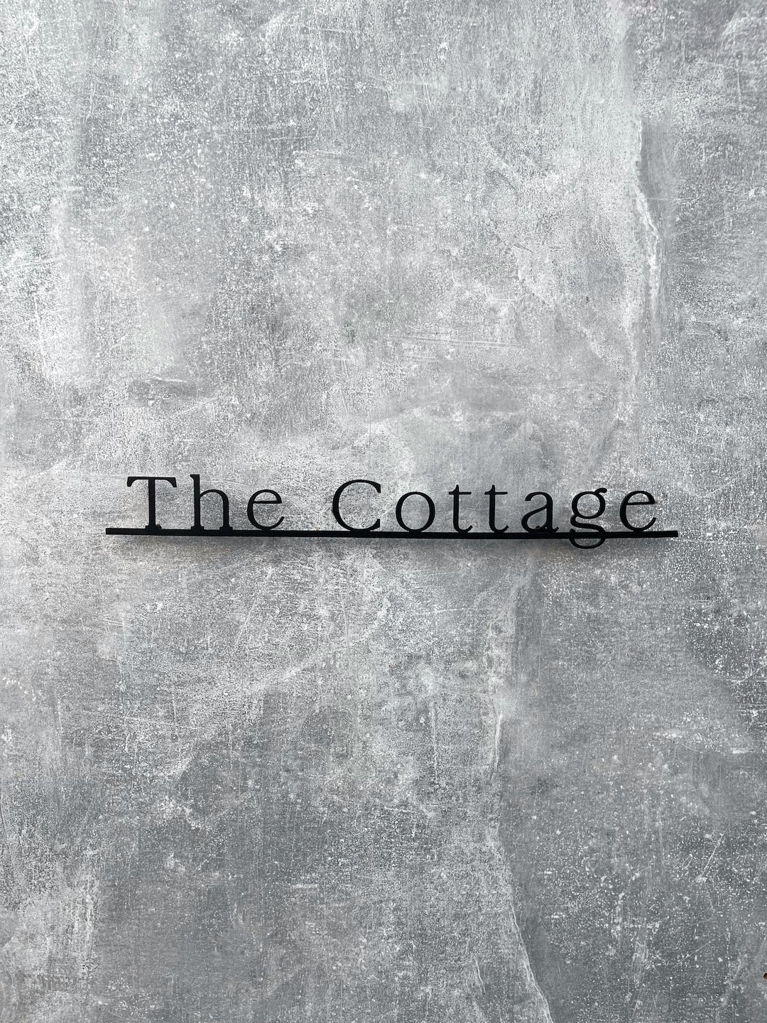 Modern Address Sign, Custom Metal House Number, Outdoor Plaque, Laser ...