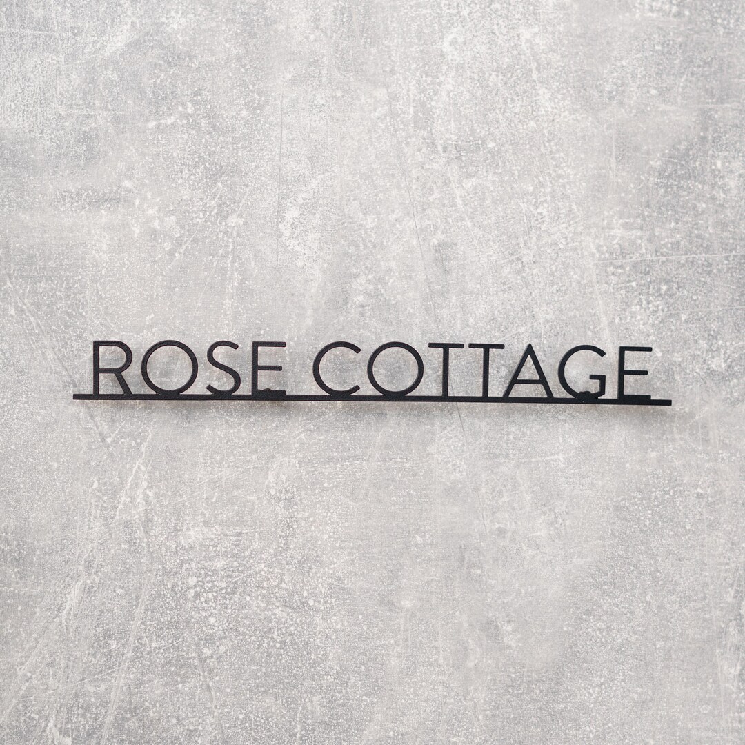 Cottage House Sign, Address Sign, Street Name Sign, Casa Name Sign ...