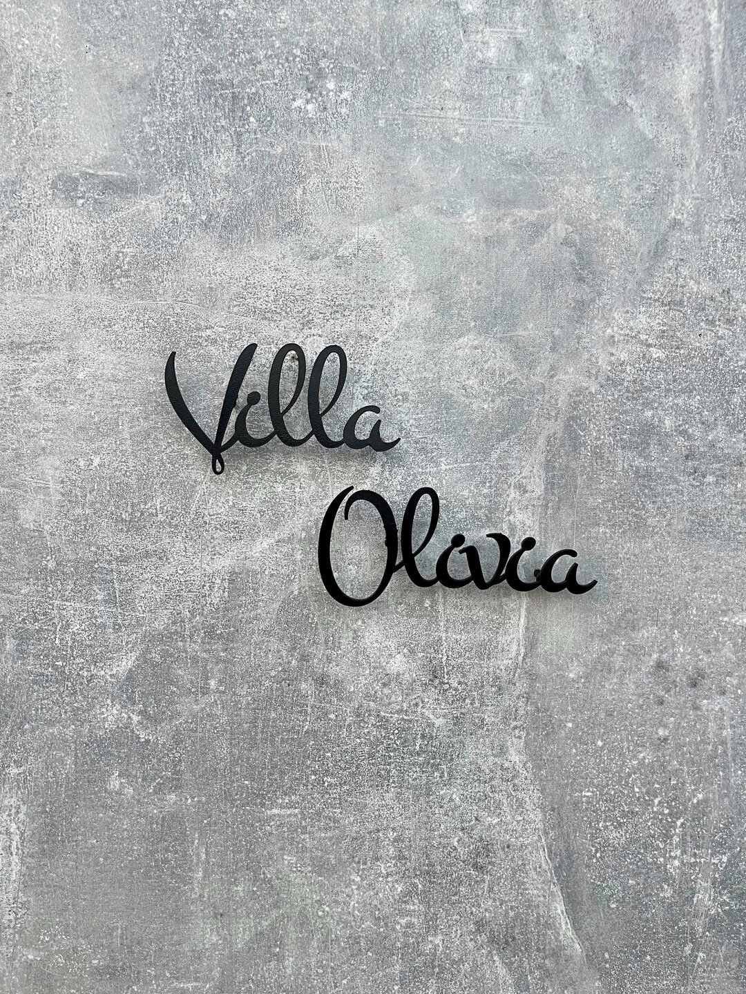 Personalized Villa Name Sign, New Home Decor, Unique Custom Metal ...