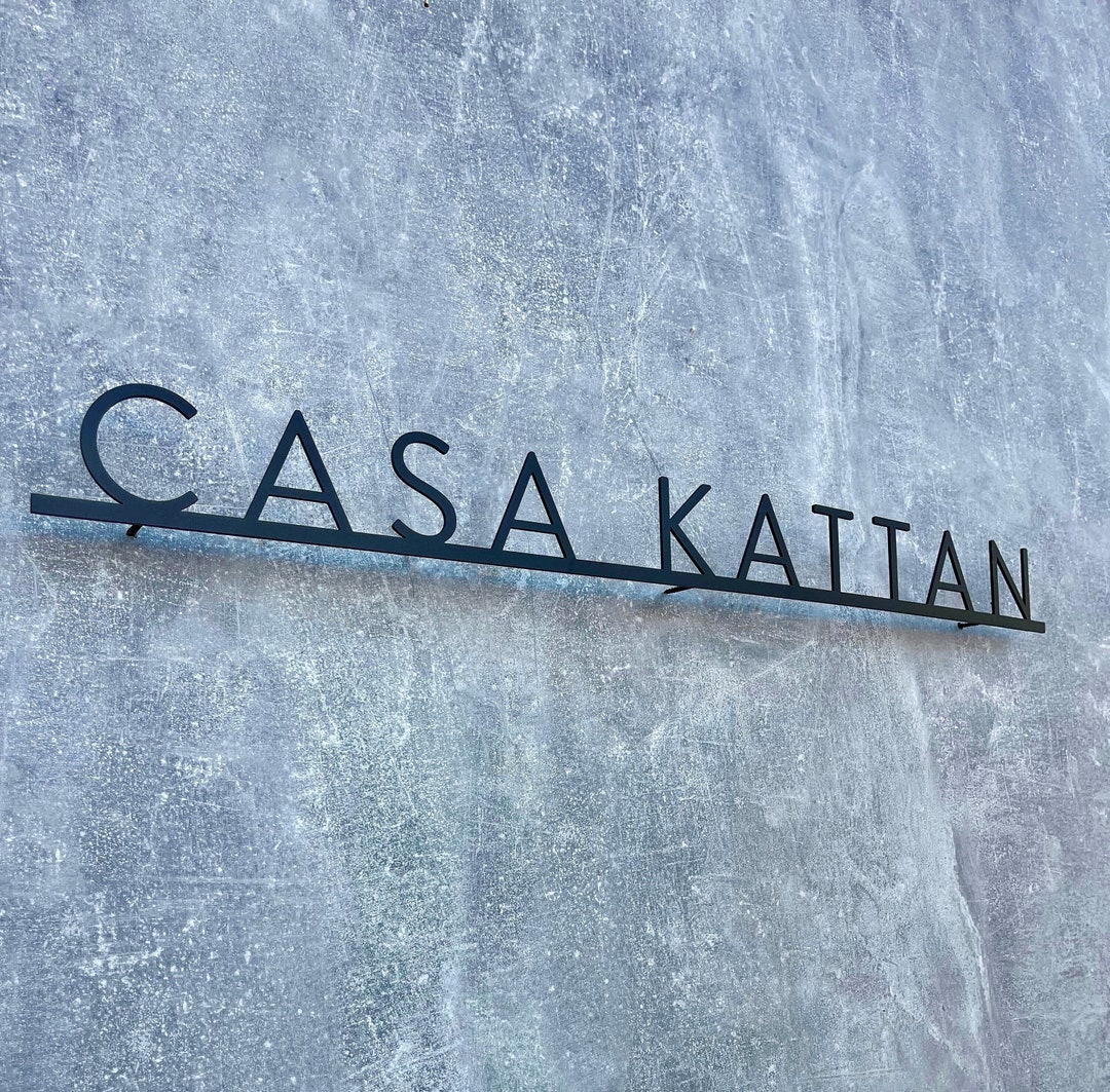 Last Name Sign, House Name Sign, Outdoor House Name Plaque,casa Sign ...