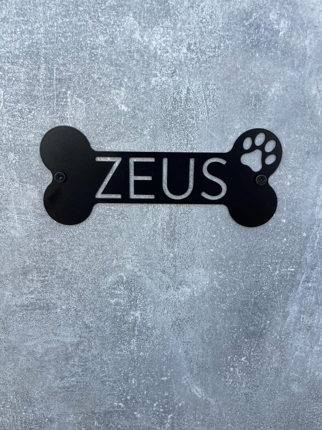 Dog Name Tag, Pet Name Tags, Metal Dog Sign, Dog Name Sign, Dog House ...