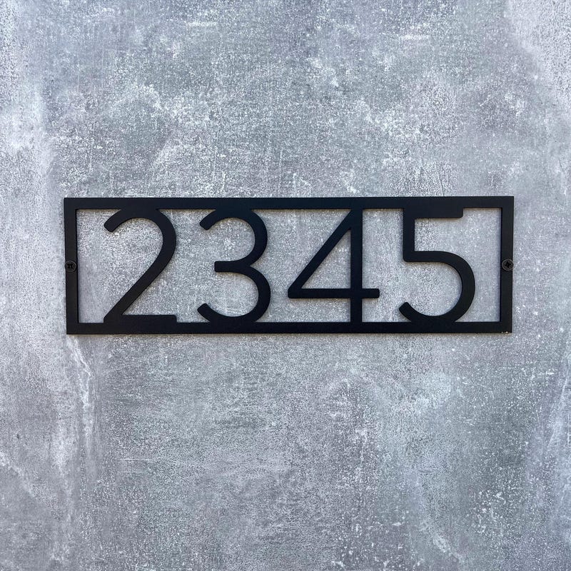 Street Number Sign - Etsy