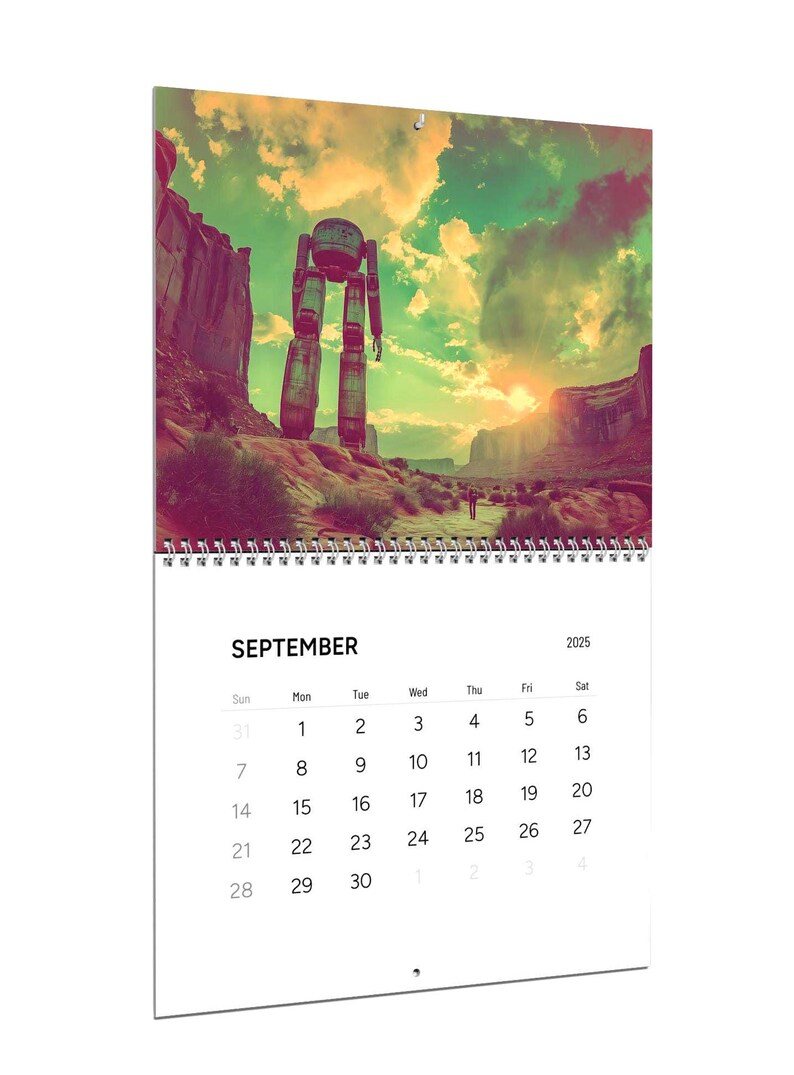2025 National Park Monsters Calendar, Mystical Gift for Girlfriend ...