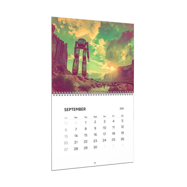 2026 National Park Monsters Calendar, Mystical Gift for Girlfriend ...