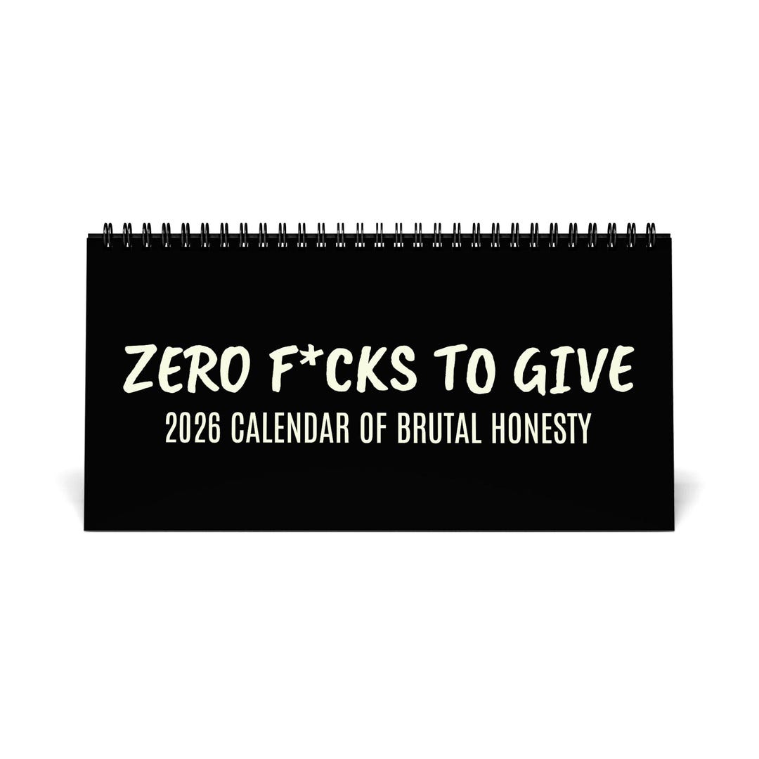 Sarcastic Calendar 2026, Funny Desk Calendar for Office, Dark Humor ...