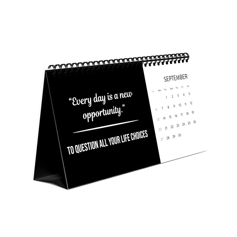 Sarcastic 2026 Desktop Calendar, Sassy Demotivational Calendar, Funny ...