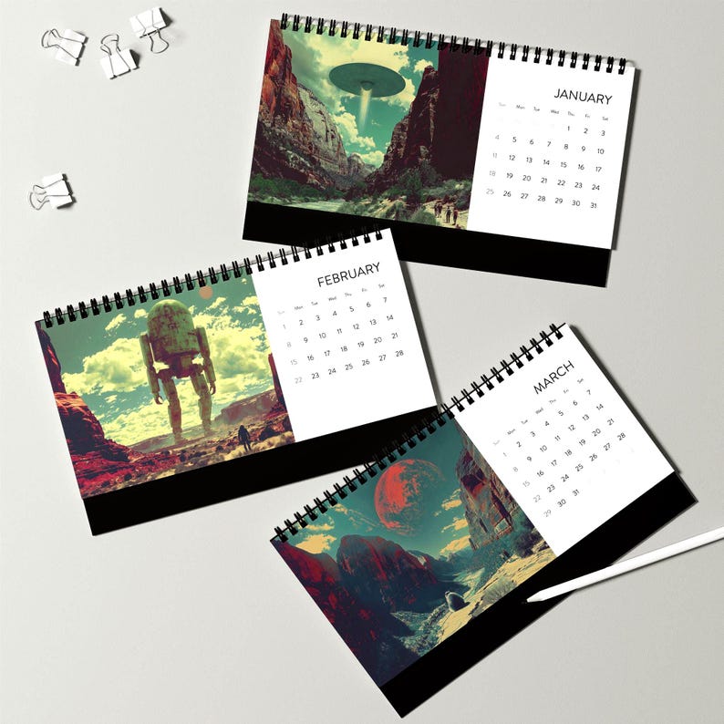 National Park Wall Calendar 2026, Weird Cryptid Calendars, Novelty Desk ...