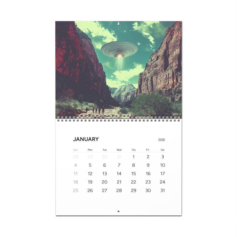 2026 National Park Monsters Calendar, Mystical Gift for Girlfriend ...