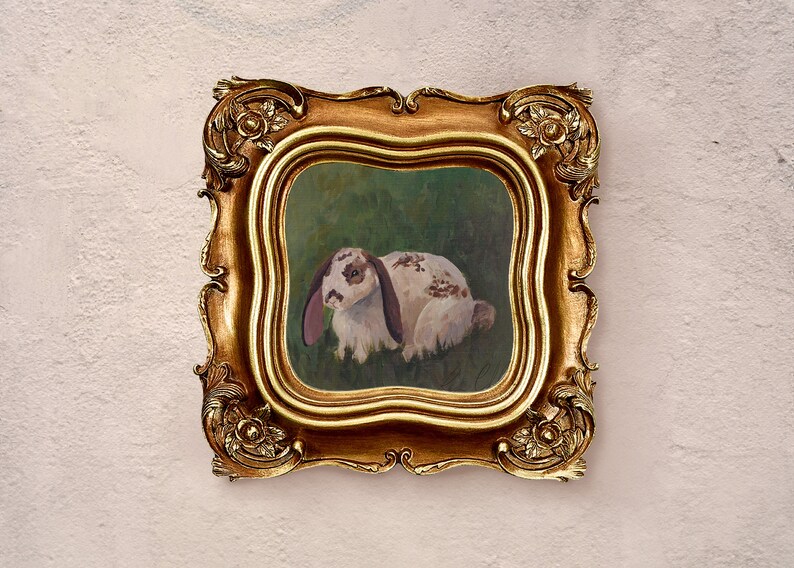 Bunny, Fine Art Print, Vintage Wall Decor - Etsy