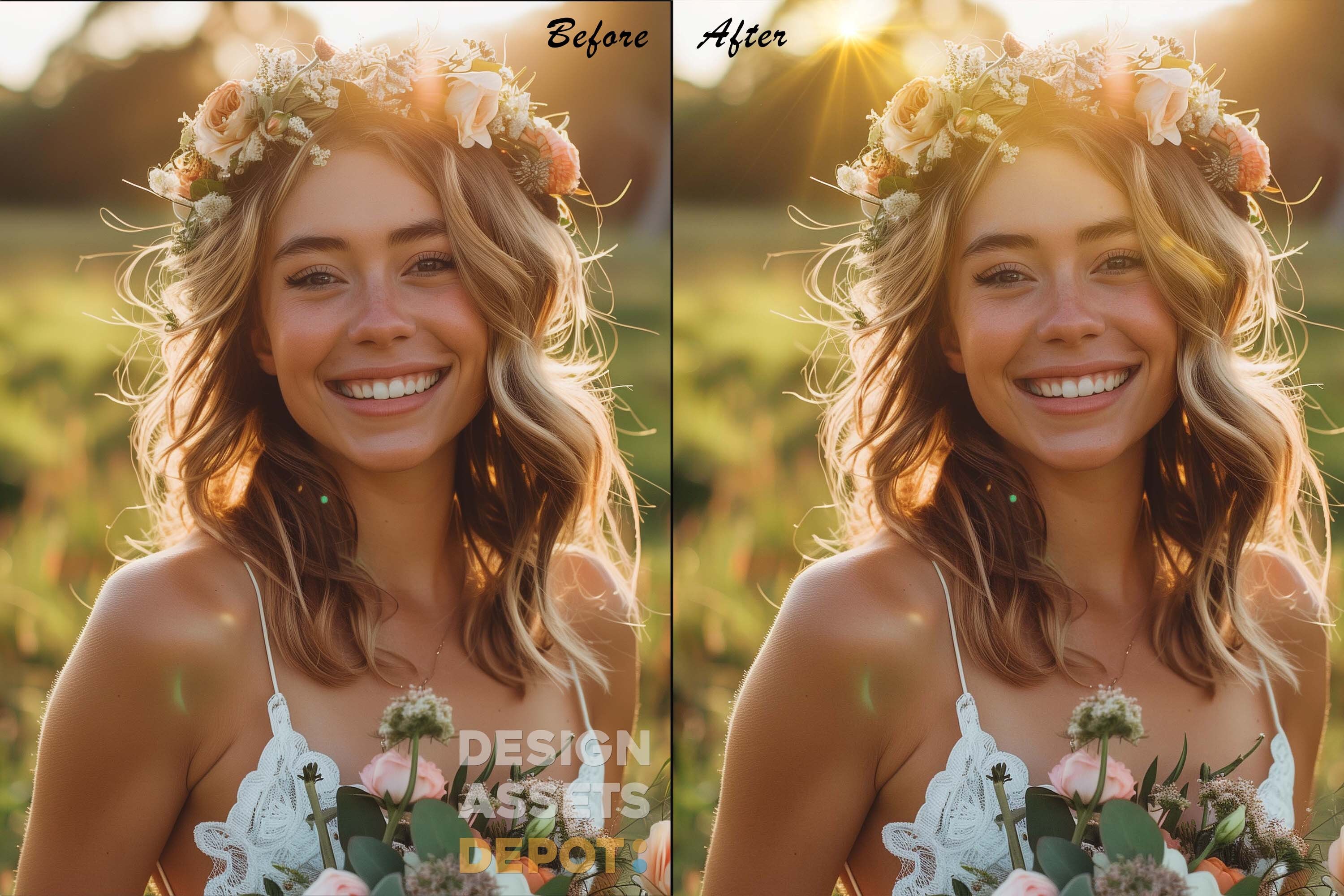 Realistic Sunlight Overlays 56 Natural Sunlight Effects PNG Format ...