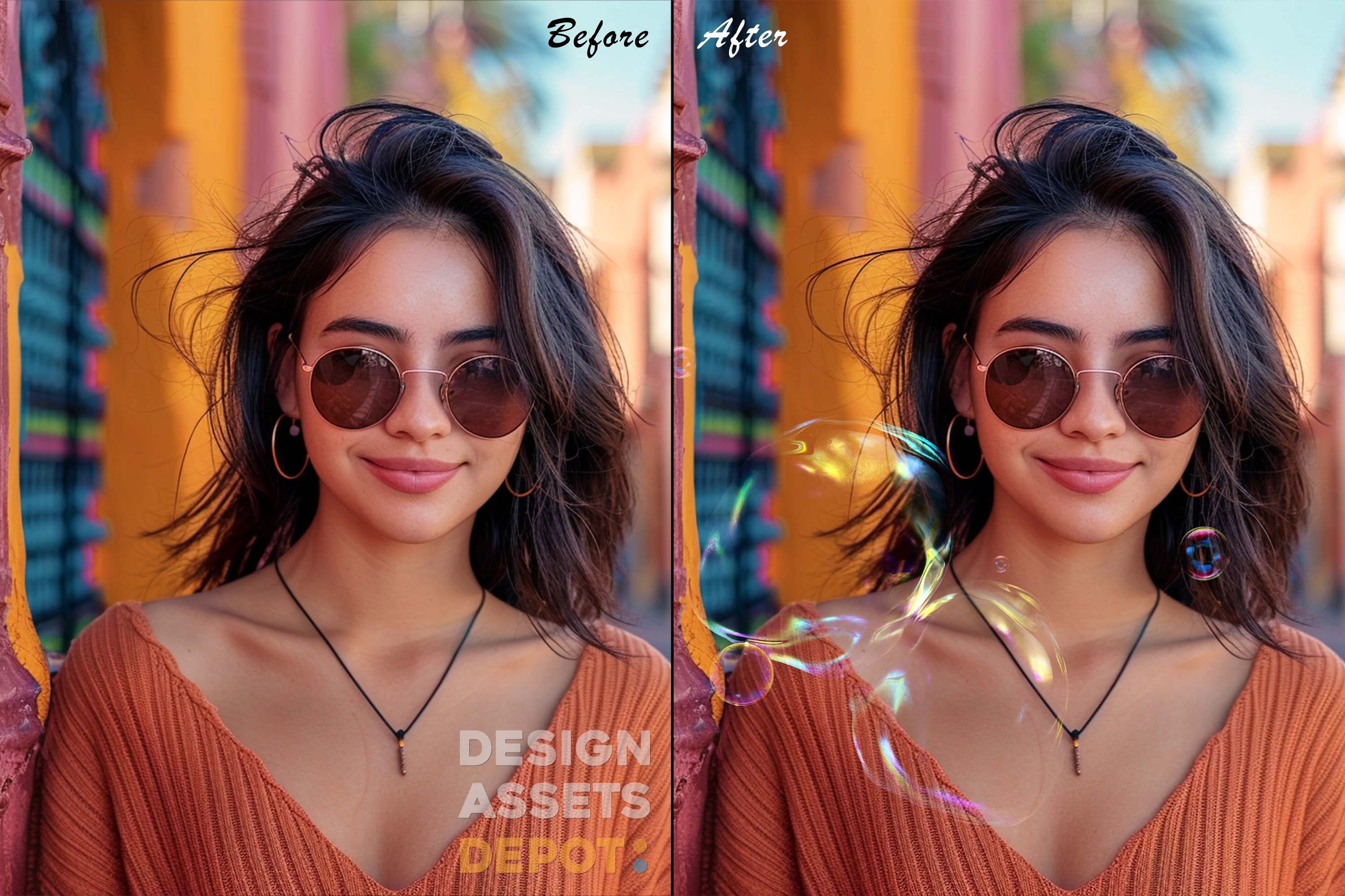 Realistic Bubble Overlays, 42 Overlays, Soap Bubble Overlays, Floating ...