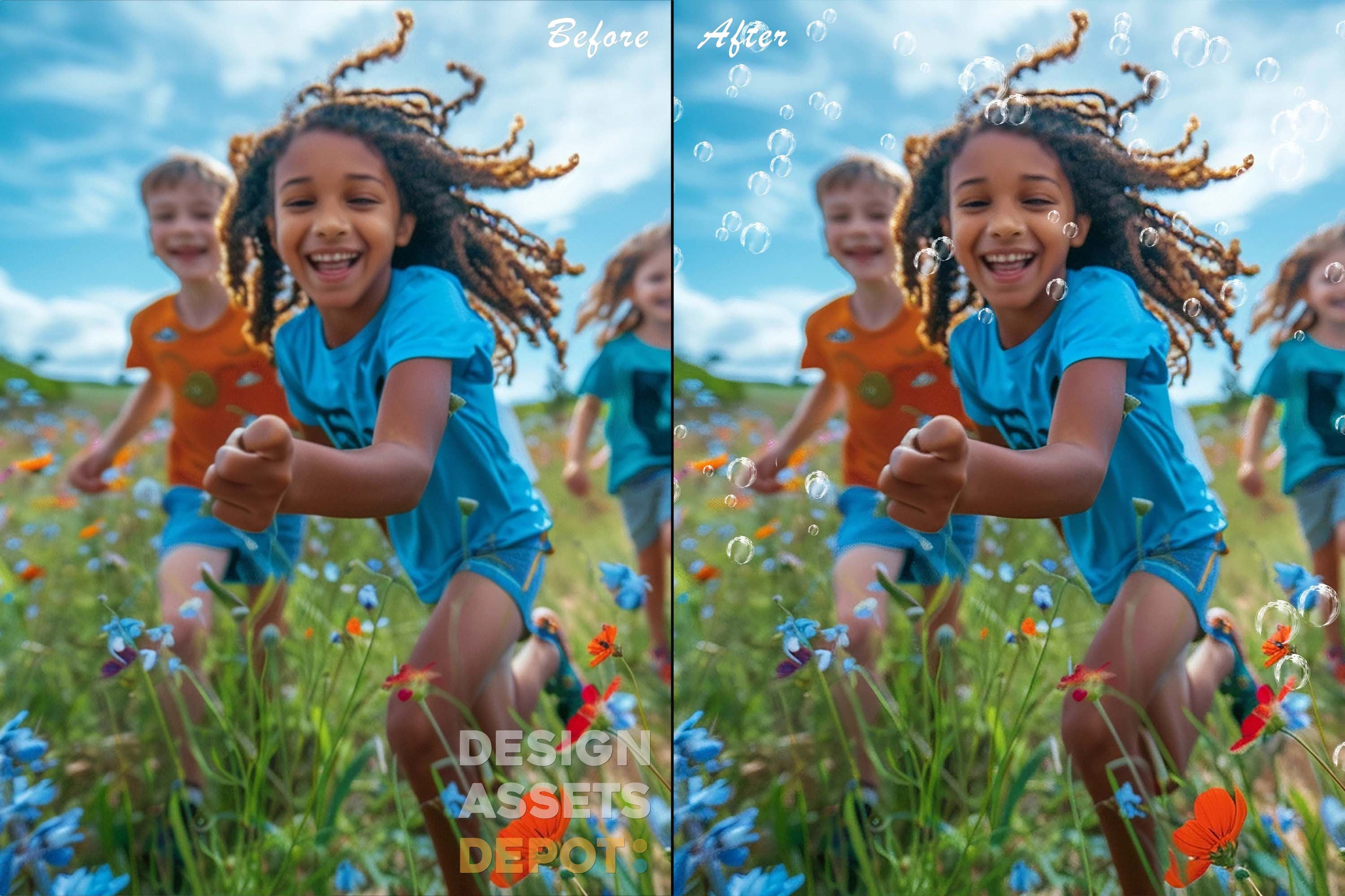 Realistic Bubble Overlays, 42 Overlays, Soap Bubble Overlays, Floating ...