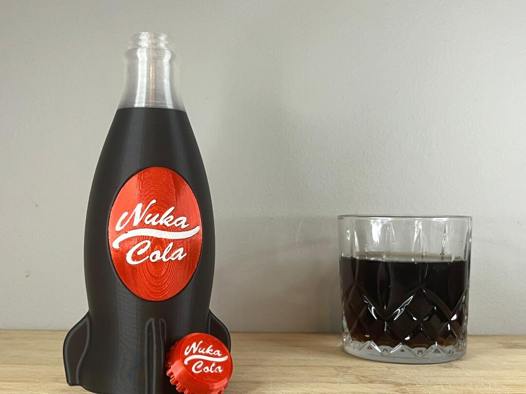 Fallout Nuka Cola Bottle 3D Printed, Nuka-cola Bottle - Fallout Fan Art ...
