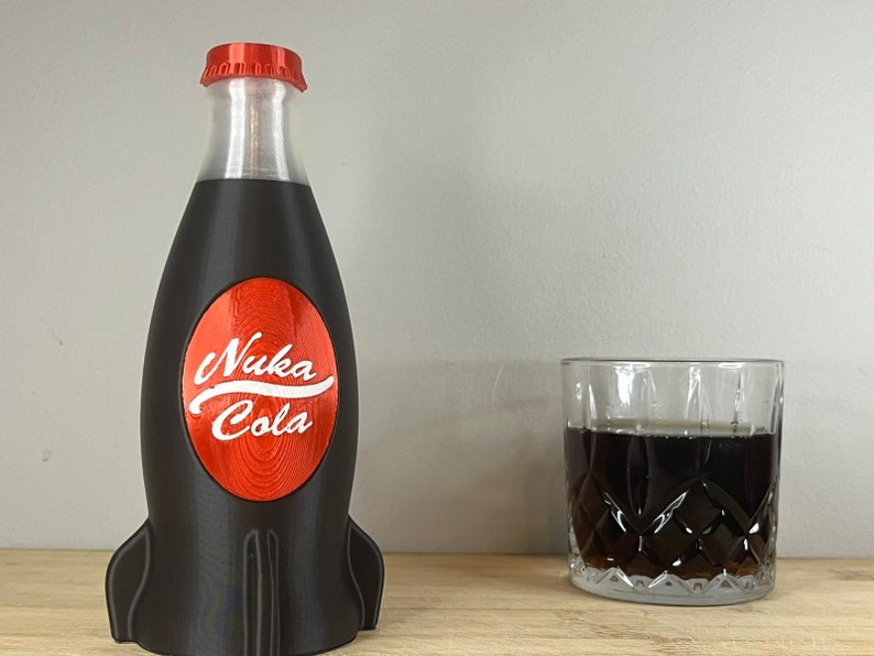 Fallout Nuka Cola Bottle 3D Printed, Nuka-cola Bottle - Fallout Fan Art ...