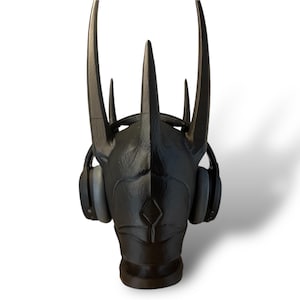 Dark Lord Helmet Headphone Stand Huge —dark Lord Headphone Stand—unique ...