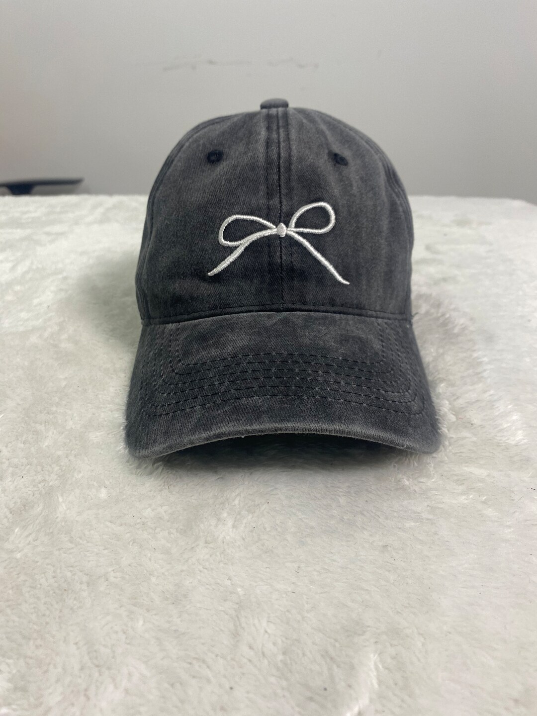 Coquette Bow Embroidered Hat, Cute Bow, Coquette, Gift for Girlfriend ...
