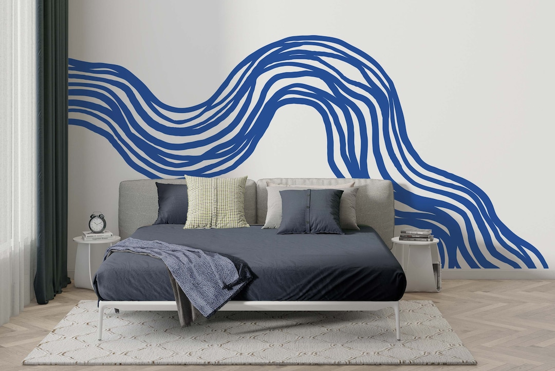 Colourful Stripe Wall Decal Colour Strips Wall Decal Colour Line ...