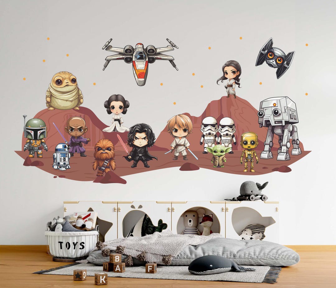Star Wars Wall Decal Cloakshape Starfighter Wall Sticker X-wing ...