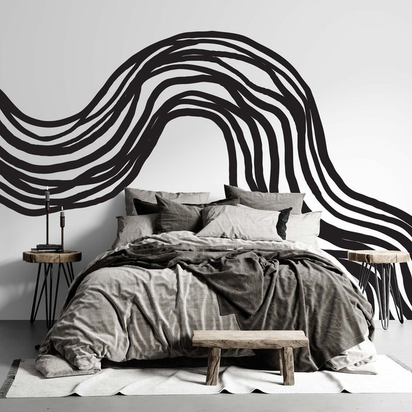 Abstract Wall Decal - Etsy