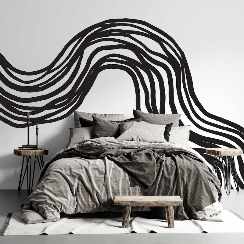 Abstract Wall Decal - Etsy