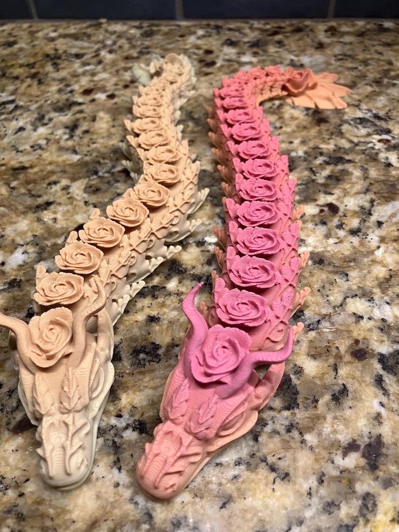 Rose Dragon - Etsy