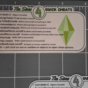 Quick Cheats Waterproof Sticker for the Sims 4 - Etsy