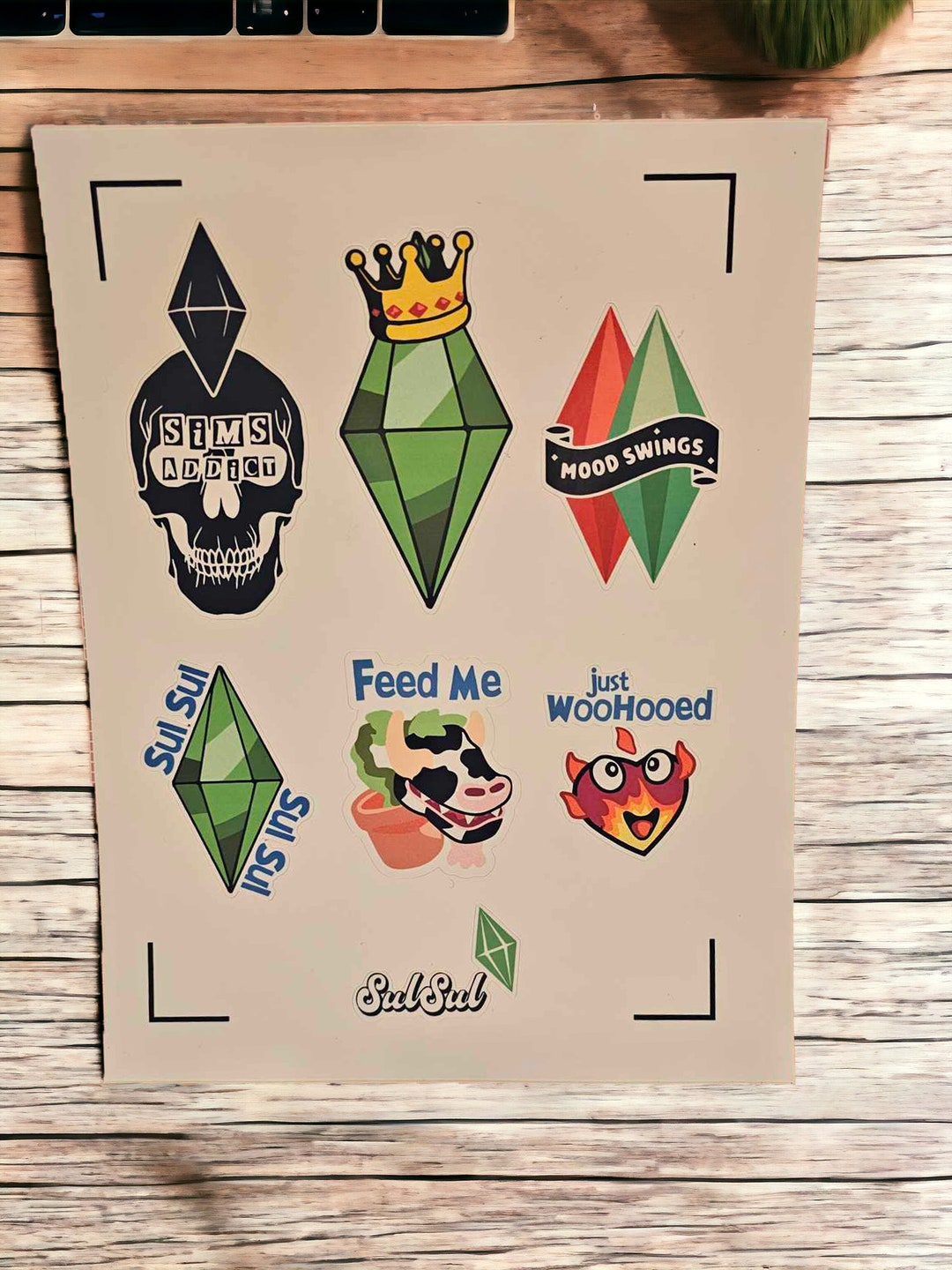 Gamer Moodlet Stickers Inspired by Sims - Etsy