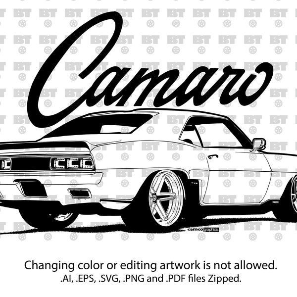 Chevy Camaro Svg - Etsy