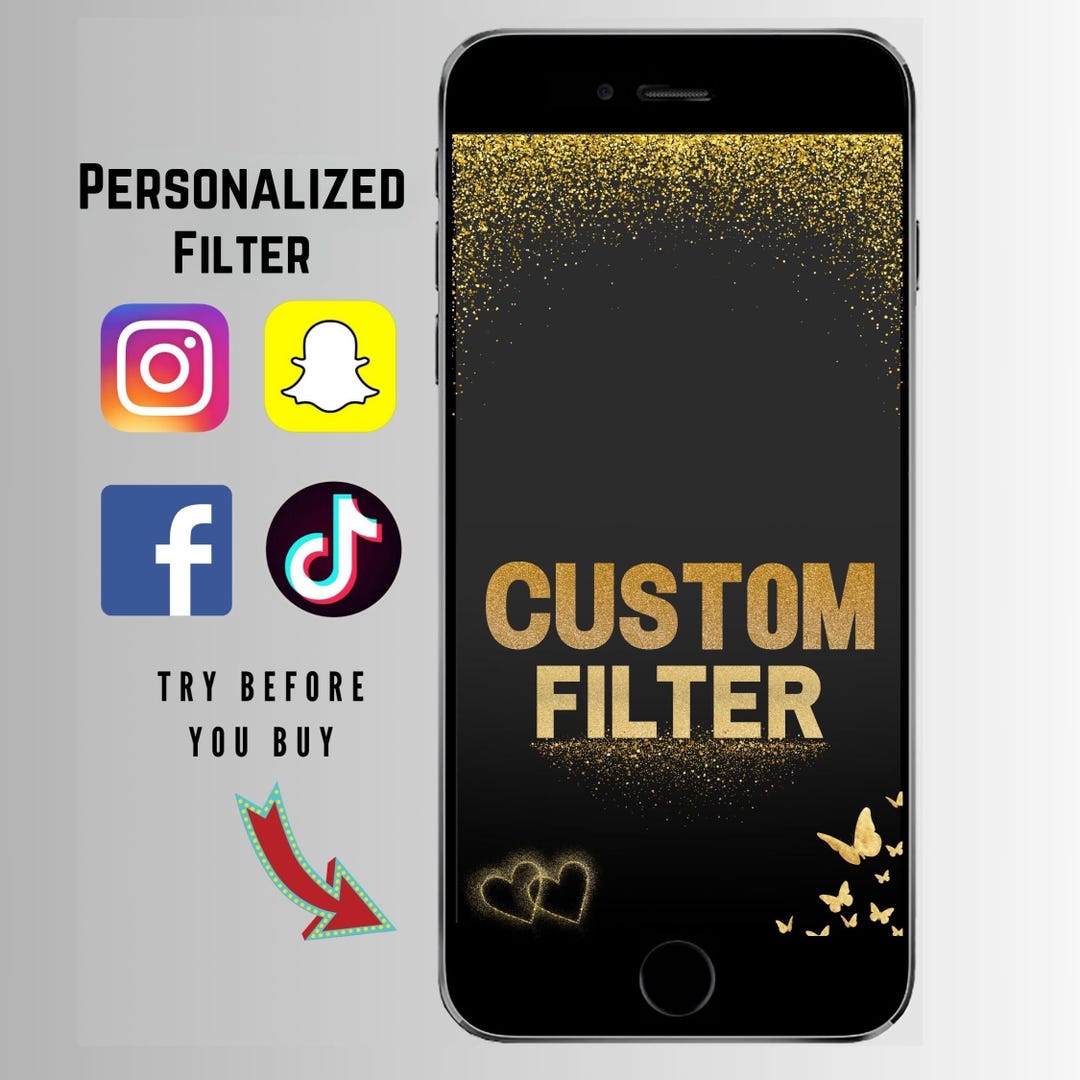 Personalized Snapchat Filter, Snapchat Lens, Geofilter, Personalized ...